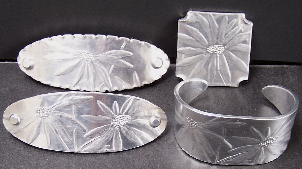 Cornerstone Forge Hand Hammered Aluminum Jewelry