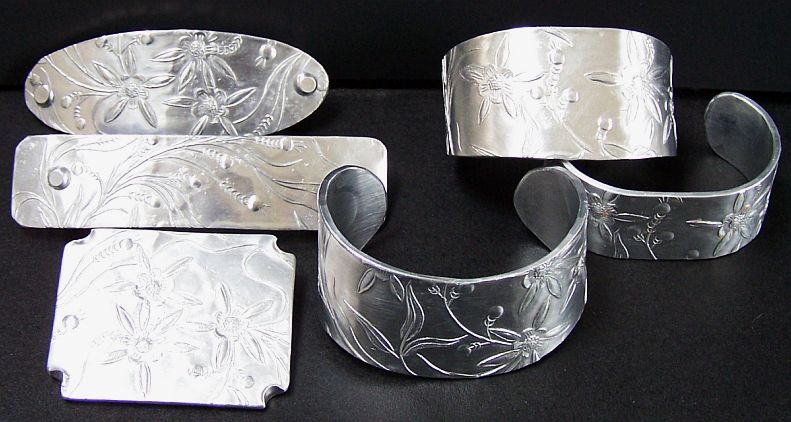Cornerstone Forge Hand Hammered Aluminum Jewelry
