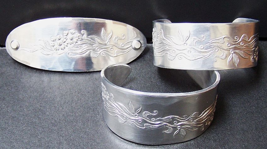 Cornerstone Forge Hand Hammered Aluminum Jewelry